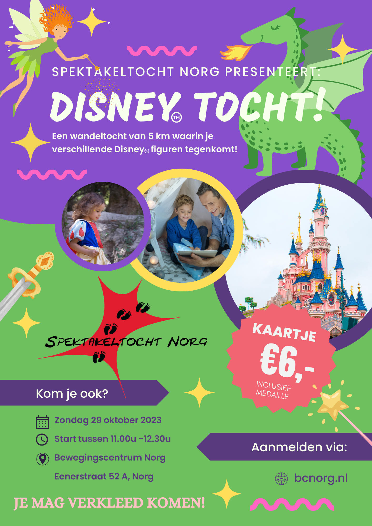 Disney route – Bewegingscentrum Norg